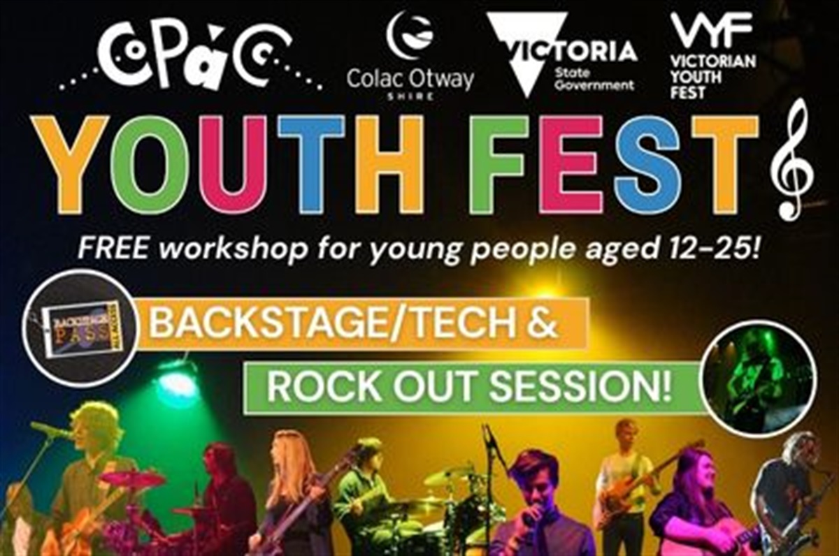 Youth Backstage/Tech Workshop & Rockout Session COPACC